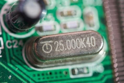 Oscillator Circuit On Prototyping Board Breadboard Stock Photo Image Of Electronic Board