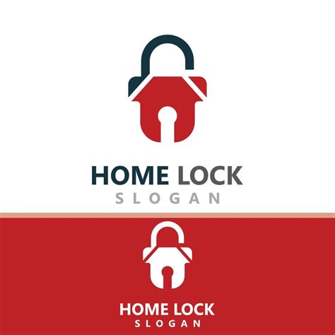 Home Lock Creative Logo Design Security Key Protection Concept For Business 21529804 Vector Art