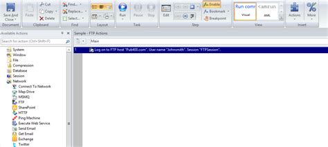 Issuing FTP SITE Commands When Connecting To IBM AS400
