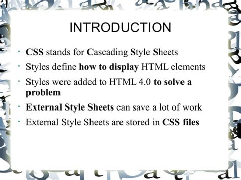 Css Ppt