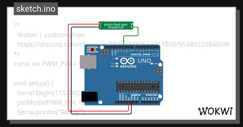 Pwm Freq Gen Wokwi ESP32 STM32 Arduino Simulator