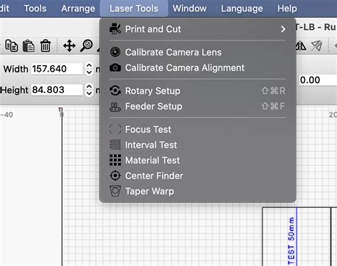 Material Test Option Lightburn Software Questions Lightburn Software Forum