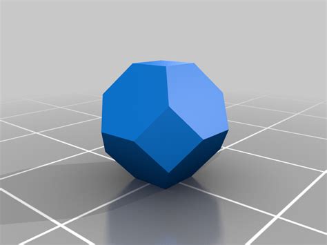 Free 3d File Truncated Octahedron Equal Length Edges・3d Print Design