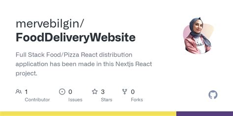 GitHub Mervebilgin FoodDeliveryWebsite Full Stack Food Pizza React Distribution Application