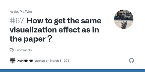 how to get the same visualization effect as in the paper？ · issue 67