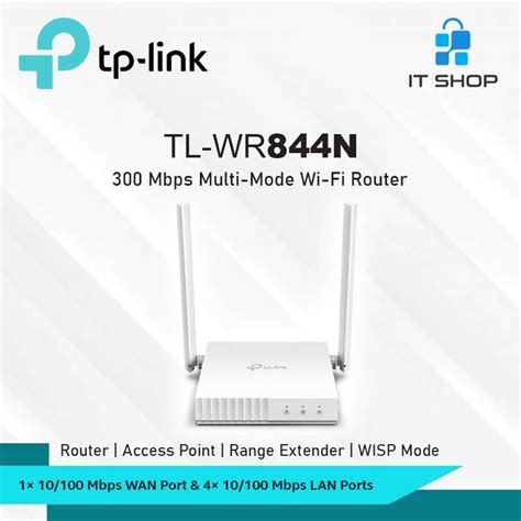 Jual TP Link TL WR844N 300 Mbps Multi Mode Wi Fi Router Di Seller IT