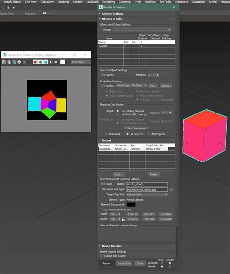 How Can I Export Material Ids Of Object As An Idmap Autodesk Community