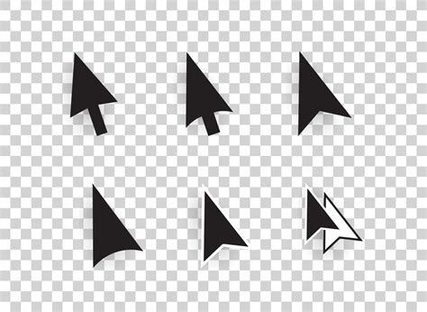 Vector Computer Arrow Cursors Icon Set Isolated 2236021 Vector Art At Vecteezy
