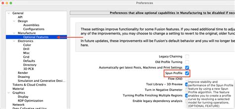 Fusion에서 스펀 프로파일을 사용할 때 툴패스가 반지름에 접하지 않음 생성되지 않음
