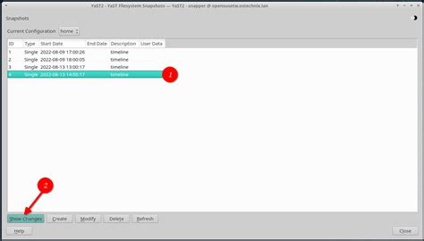 Create Btrfs Snapshots With Snapper In Opensuse Ostechnix