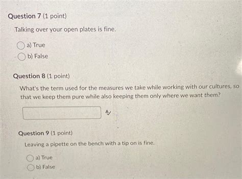 Solved Talking Over Your Open Plates Is Fine A True B