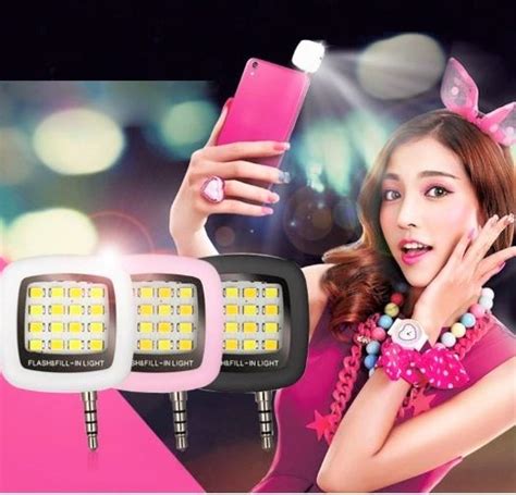 Mini Phone Led Flash Light Selfie Fill In Light Phone Audio Jack Mobile Phones And Gadgets