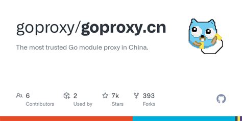 GitHub Goproxy Goproxy Cn The Most Trusted Go Module Proxy In China