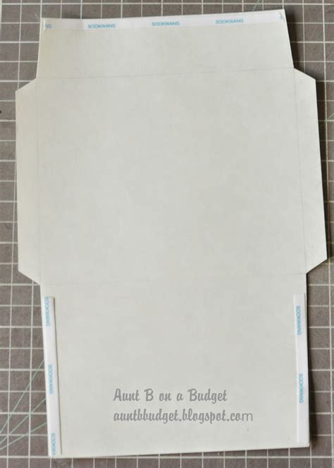 Aunt B On A Budget How To Make An Envelope