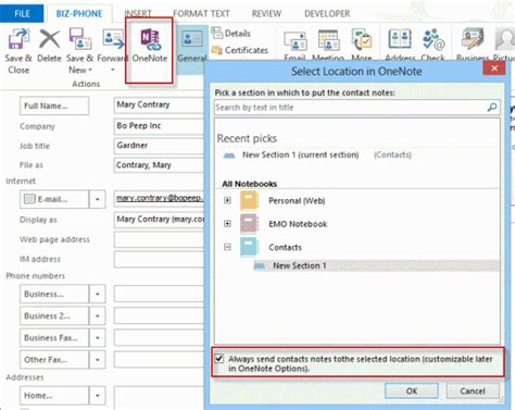 Tip 1017 Using Outlook And Onenote Together Outlook Tips