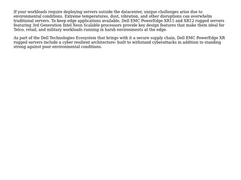 Conclusion Bringing High Performance And Reliability To The Edge With Rugged Dell Emc