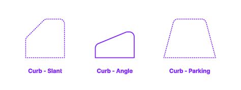 Curb Angle Dimensions Drawings Dimensions Com