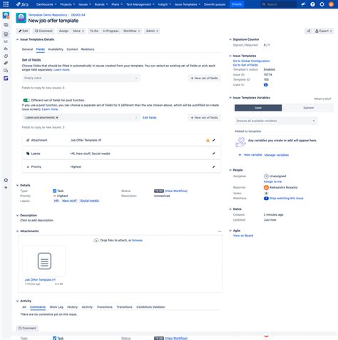 🏢issue Templates For Jira Data Center Top 11 Que Atlassian Community