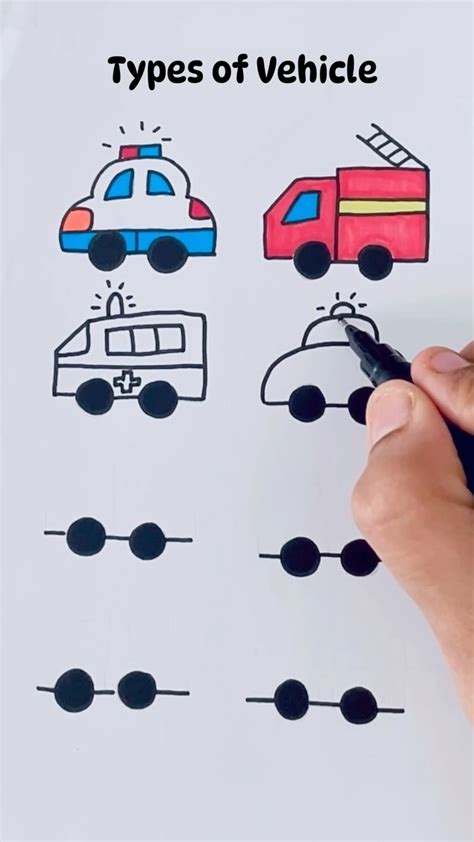 How To Draw Easy Vehicles