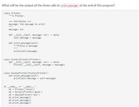 Solved Class Printera Printer ﻿attributes Message