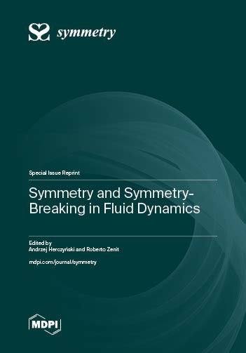 Symmetry And Symmetry Breaking In Fluid Dynamics Mdpi Books