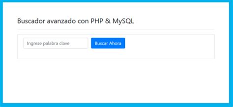 Buscador Avanzado Con Php Y Mysql Múltiples Palabras Baulphp