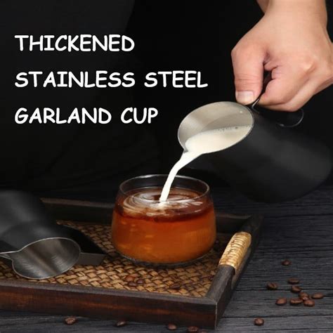 Badu Bg Кафе от неръждаема стомана чаши с цветя заострен клюн гирлянди чаша кани за кафе