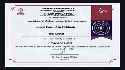 Rahul Kumawat On Linkedin Advancedexcel Dataanalysis