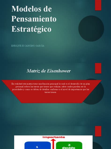 Modelos De Pensamiento Estrategico Pdf