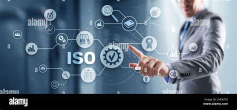 ISO Certification Concept Standard Quality Control International Information Security Standard
