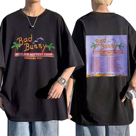 Bad Bunny Worlds Hottest Tour 2022 Bad Bunny Shirt Bad Bunny Worlds