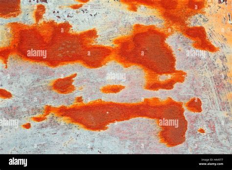 Orange Rust On Metal Surface Texture Of Weathered Board Stock Photo Alamy