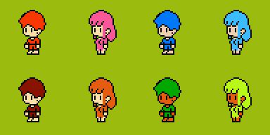 NES Style RPG Characters OpenGameArt Org