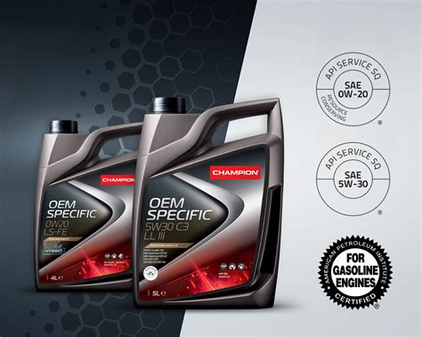 Api Sq Certified Oem Specific 5w30 C3 Ll Iii And Oem Specific 0w20 Ls Fe Among The First Under