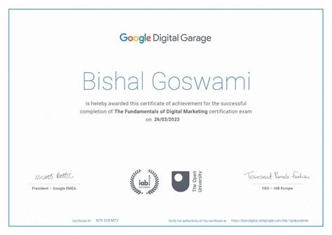 Bishal Goswami On Linkedin Im Happy To Share That Ive Obtained A New