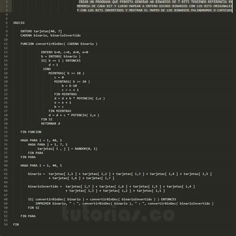 Arreglos Pseudocodigo Mapeo De Bits Palindromos