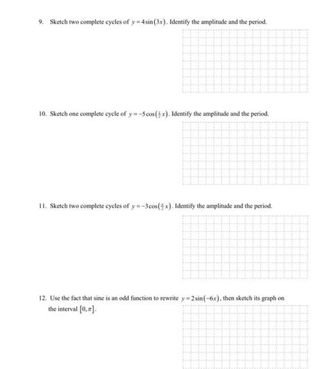 Solved 1 Use Odd And Even Properties Of Sine And Cosine To Chegg Com