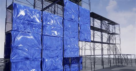 Modular Scaffolding Aaa Quality 3d Exterior Unity Asset Store