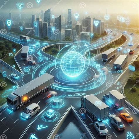 Smart City Traffic Management Stock Image Image Of Navigation Vehicles 313794797