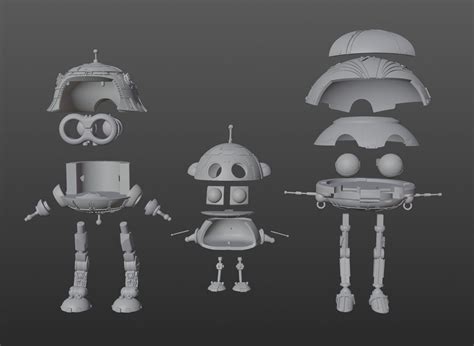 The Fix Its Robots Batteries Not Included 3d Printing Files