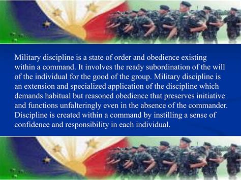 Military Courtesy Discipline 1ppt