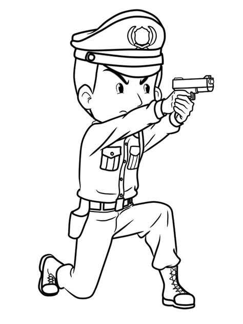 Colour Police Pict Tema Berkemah Buku Mewarnai Warna