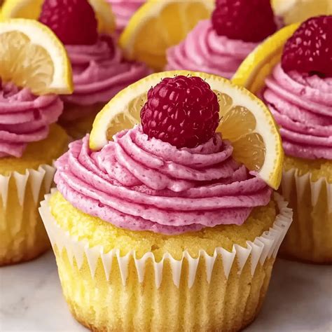 Ultimate Lemon Raspberry Cupcakes With Delicious Lemon Curd