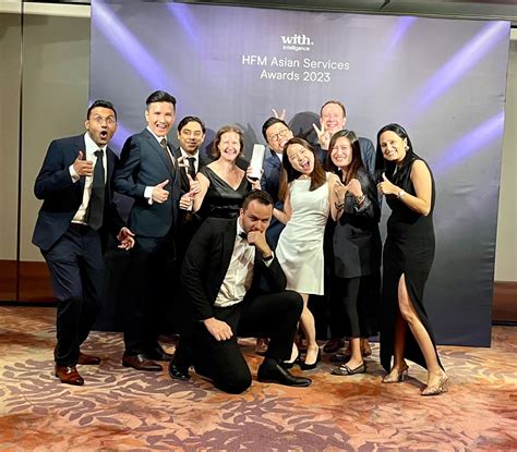 We Are Having A Great Time At The Hfm Global Asian Services Awards Dinner Tonight It Was An
