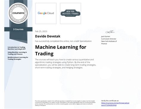Davide Devetak On Linkedin Python Machinelearning Portfoliomanagement Quantitativefinance