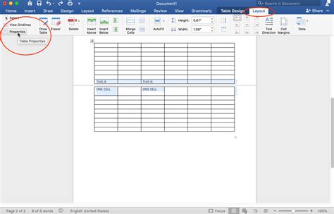 Fixing Unwanted Lines In A Table Cell That Spans Two Pages In Word