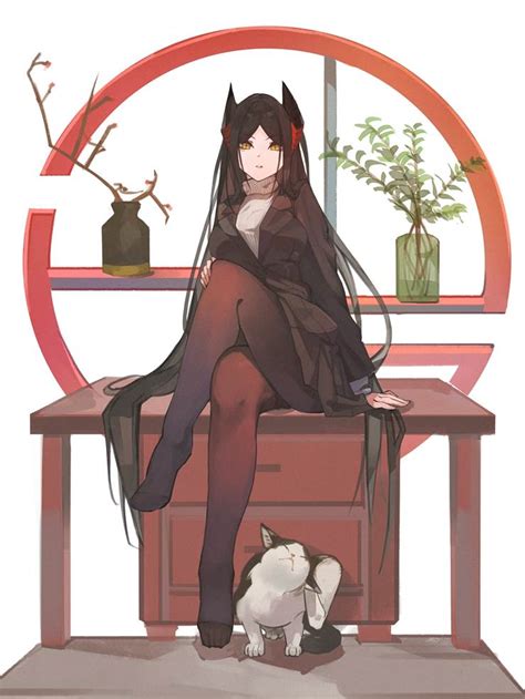 明日方舟 插画师雾雨しおり的伊内丝插画图片 BoBoPic