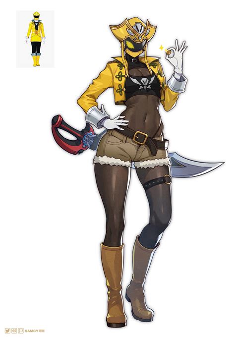 Tongzhen Ganfan Gokai Yellow Kaizoku Sentai Gokaiger Super Sentai Tokusatsu Absurdres