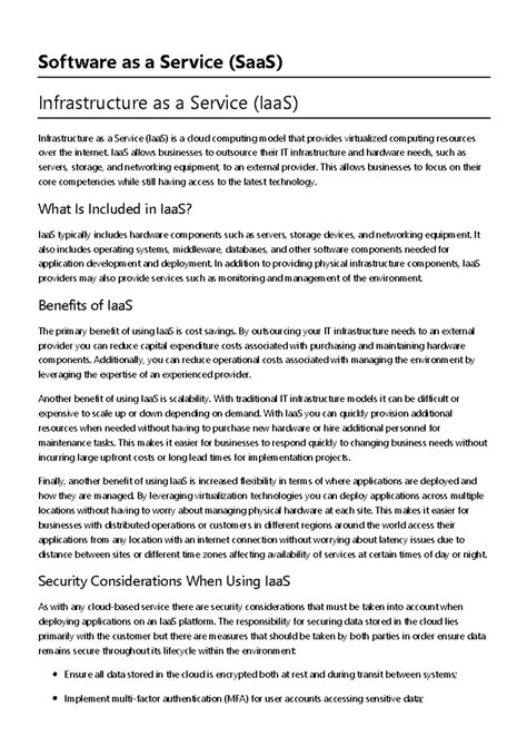 Software As A Service Saas In Computer Network Concepts Software As A