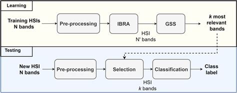 flowchart of the overall band selection procedure using ibra gss